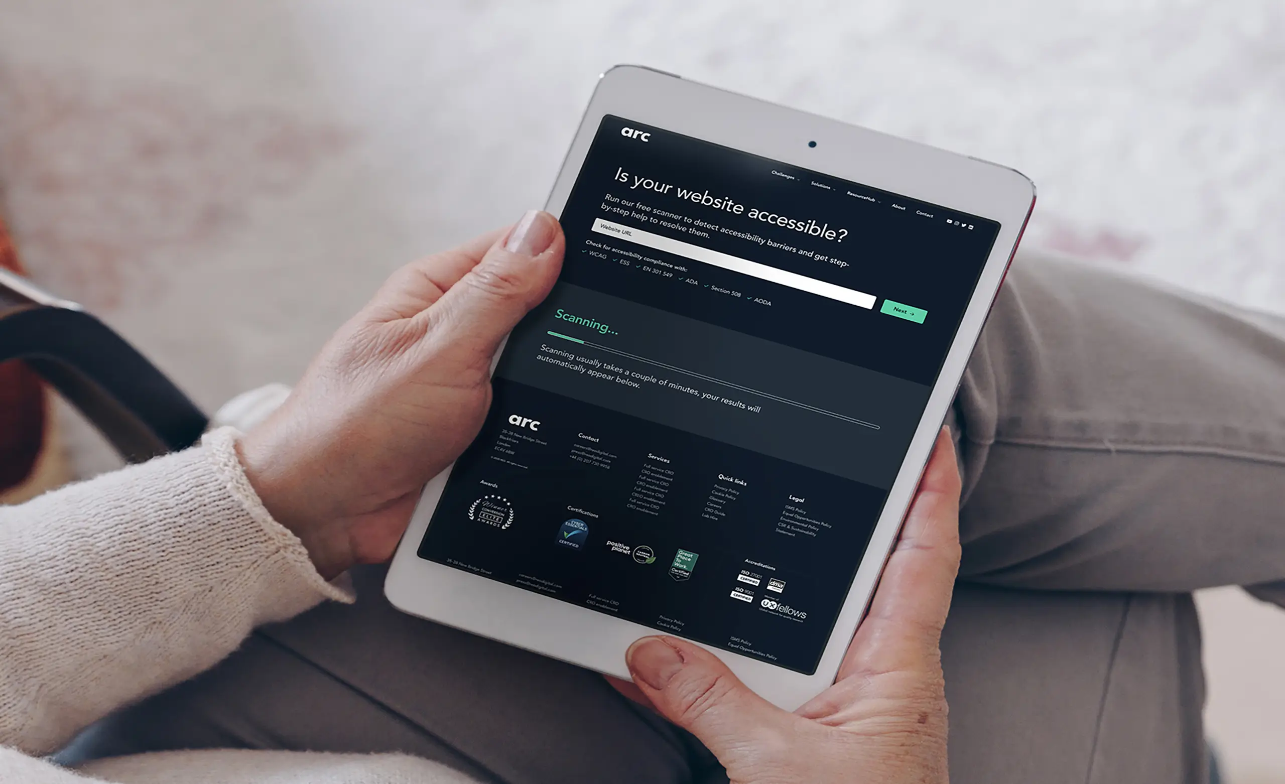 Accessibility Scanner Tool - Arc Inclusion